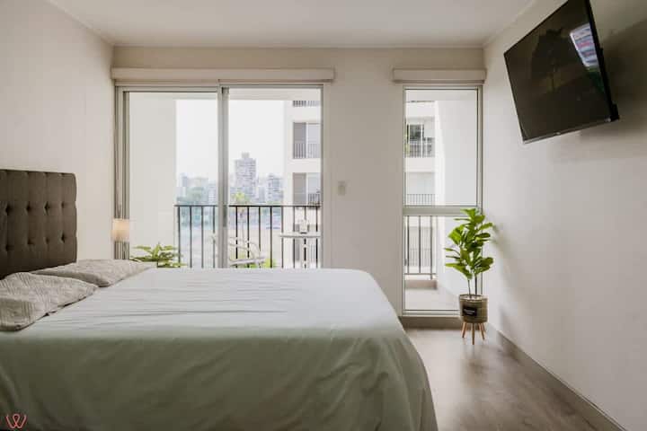 Wonderful 1br With Balcony & Gym - Perú