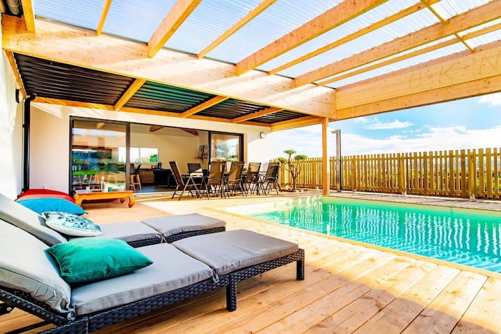 1201 - Maison Familiale Pour 15p Avec Piscine. - Erquy