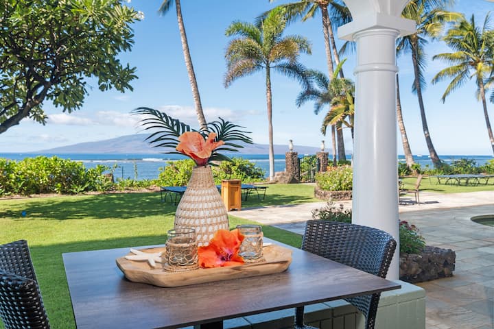 Gorgeous Ocean Front 1 Bed/2ba Ground Floor 109 - Lahaina, HI