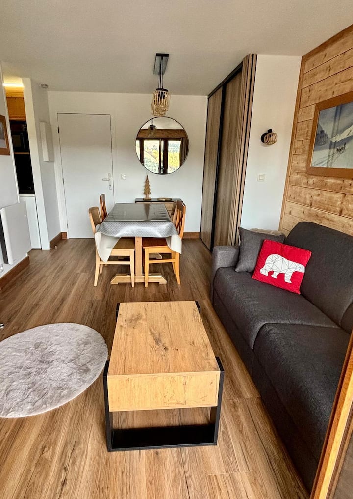 Appartement Au Pied Des Pistes Vue Montagne 2 Piè - Villard-Reculas