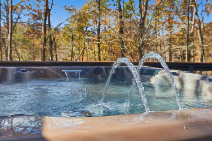 New Cabin On 3 Acres W/ Hot Tub+sauna - Sleeps 8 - South Carolina