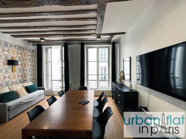 Urbanflat 108 - Elegant Parisian 4 Bedroom Flat - Párizs