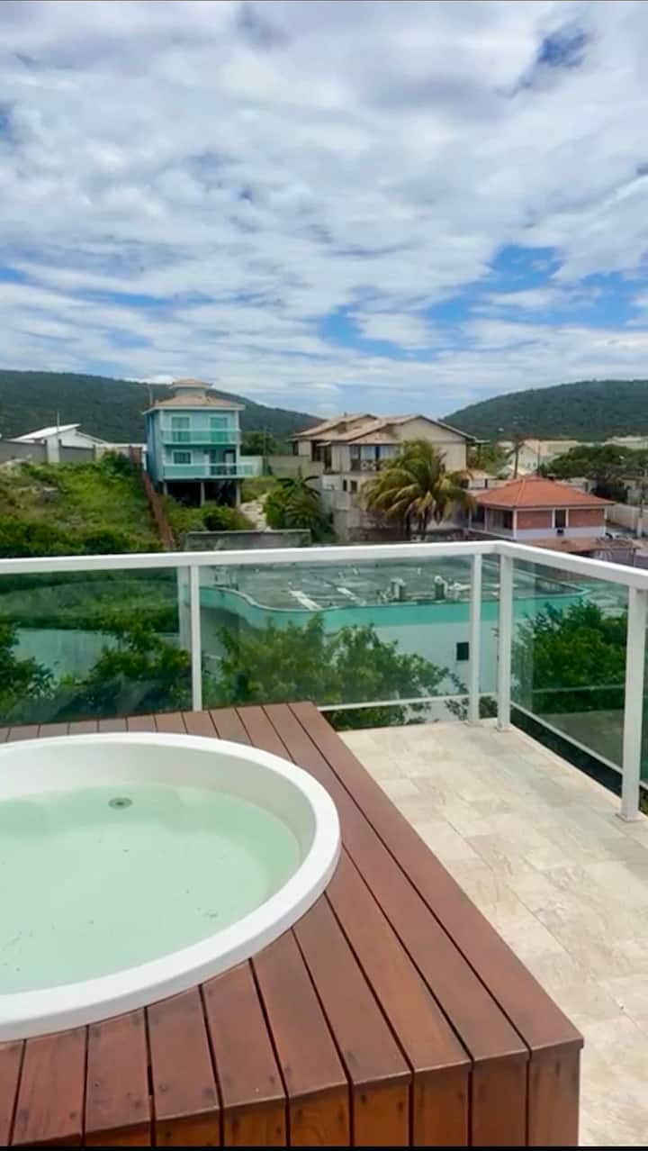 Penthouse 3min Da Praia Do Peró - Brazil