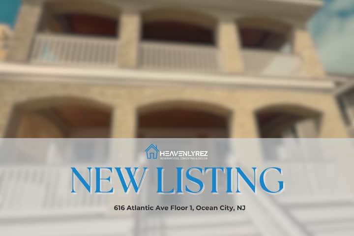 Luxury 5br Duplex – 1 Block To Beach & Boardwalk - オーシャン・シティ, NJ