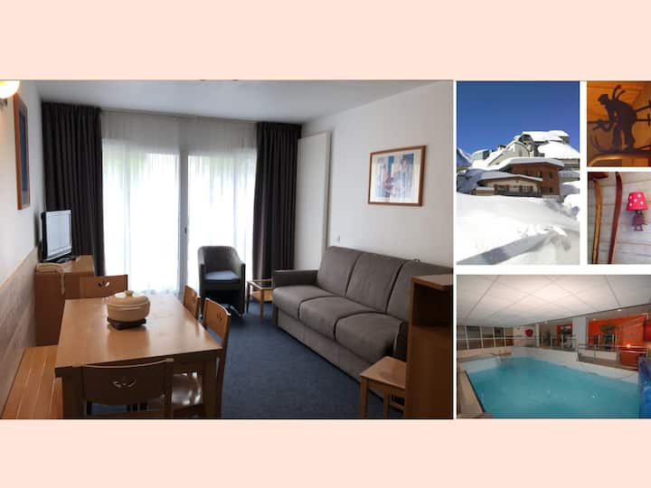 Gourette Studio 6 Pers 36m² Avec Piscine Et Wifi - Gourette