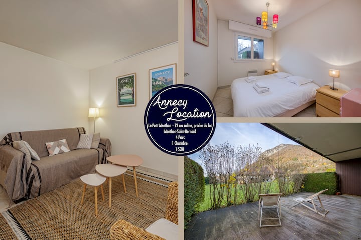 Le Petit Menthon – T2 Au Calme, Proche Du Lac - Menthon-Saint-Bernard