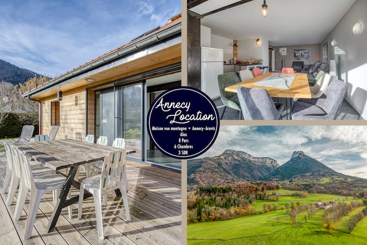 Maison Vue Montagne • Annecy – Aravis - Menthon-Saint-Bernard