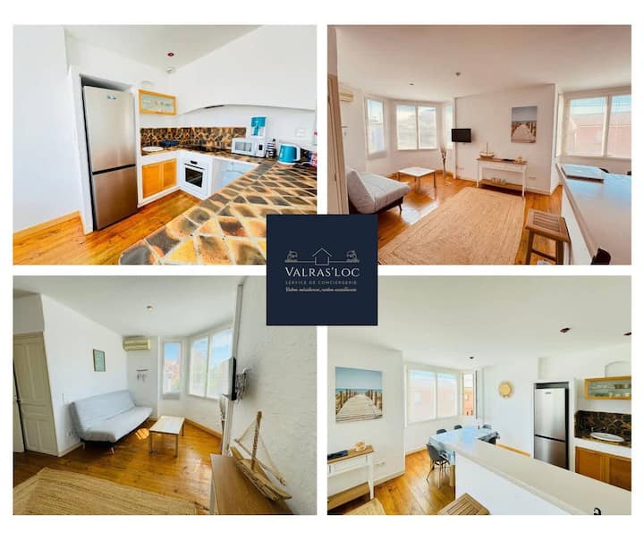 Confort Et Charme, Appartement à 1 Min De La Mer - Valras-Plage