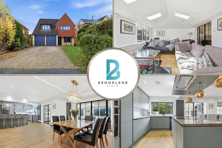 Month Stays, Free Parking Luxury 4 Bed - Brentwood