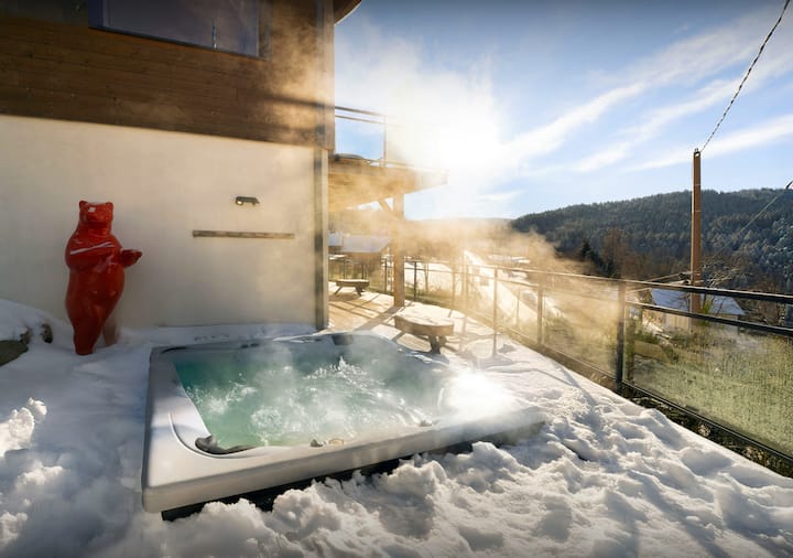 Chalet Familial - Jacuzzi Sauna Et Vue Montagne - Gérardmer