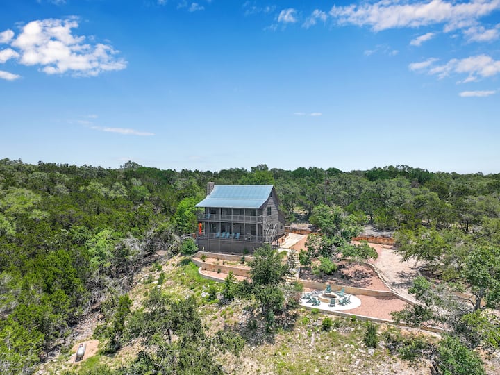 Shadewind At The Bend | Modern 4/3 With Hill - Wimberley, TX