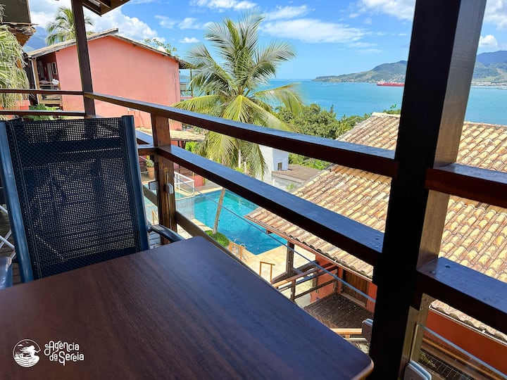 Suíte Espaçosa P/ 3 Pessoas A 600m Praia Itaguaçu - Ilhabela