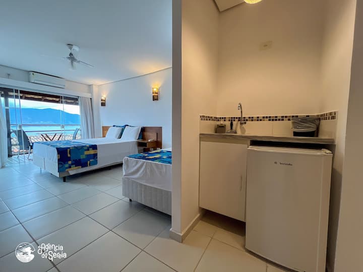 Suíte Espaçosa P/ 3 Pessoas A 600m Praia Itaguaçu - Ilhabela