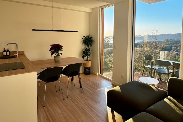 Sea View Apartment With Pool In The Rías Baixas - Cangas