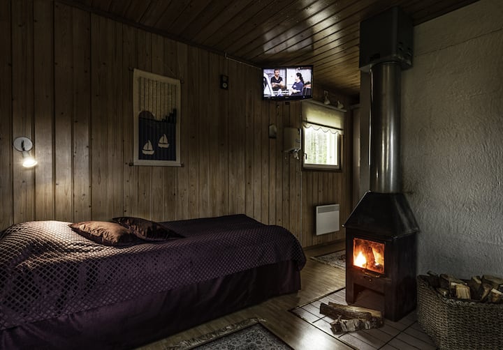 Cabine-vue Sur Jardin-salle De Bain Privée-cottage - Sipoo