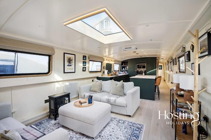 The Pemberley - Luxury 2 Bed Houseboat - London