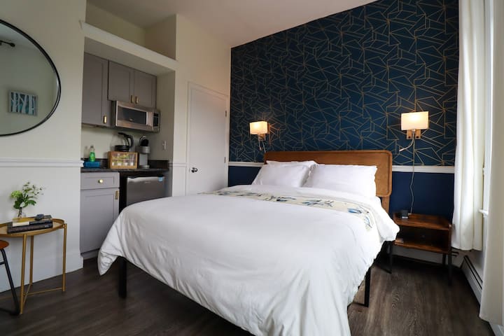 Historic Brownstone Studio Retreat - Mission Hill - Boston