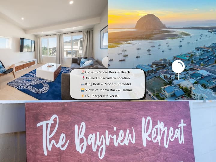 Entire 2-unit Duplex, King Beds, Rock View + Ev - Morro Bay, CA