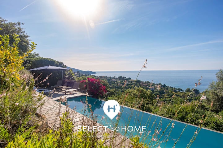 Villa Vue Mer & Piscine Infinie Par Selectsohome - Le Lavandou