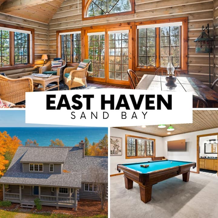 East Haven On Sand Bay-  Waterfront Home - Newport State Park, Ellison Bay