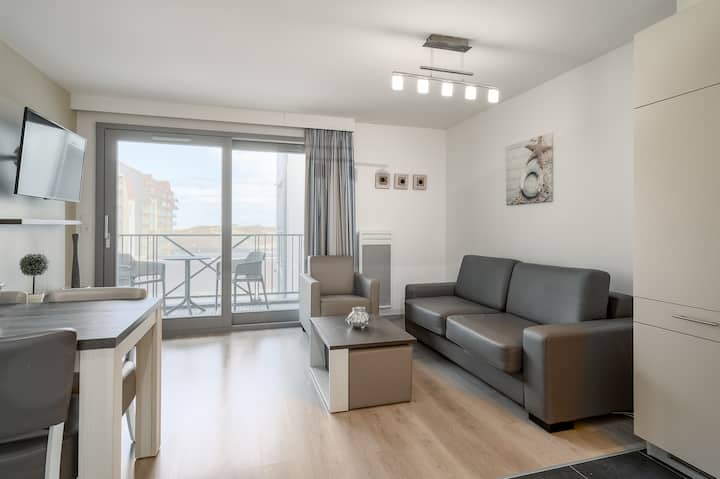 Studio Pour 4 Personnes Avec Balcon - Bray-Dunes