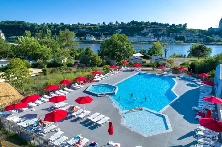 Zecamping 4* Cabane 35m² Piscine - Saumur