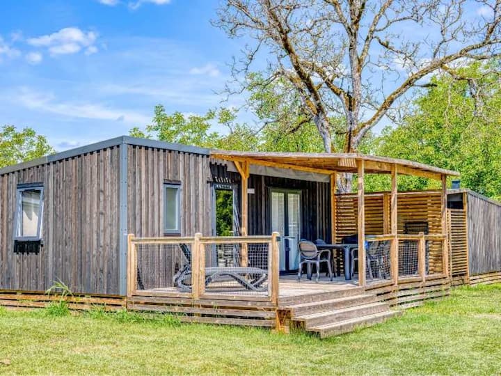 Zecamping 4* Mobil Home 35m² Piscine - Souillac