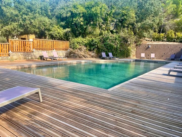 Zecamping 3 éToiles Bungalow 25m² Piscine - Sartène