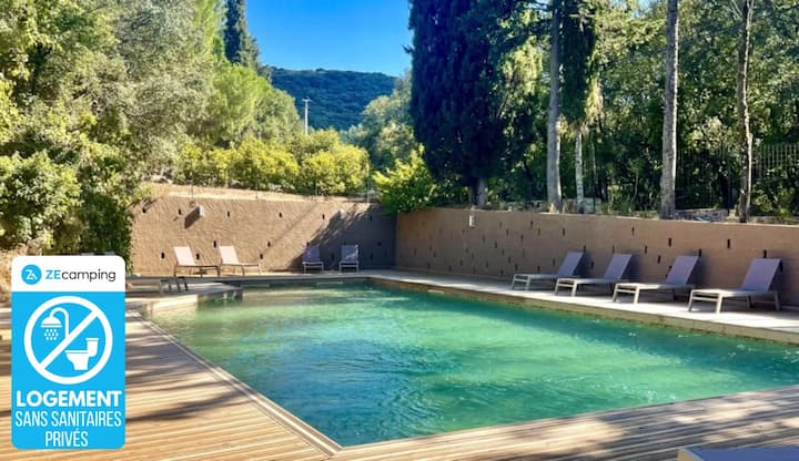 Zecamping 3 éToiles Tente 20m² Piscine - Sartène