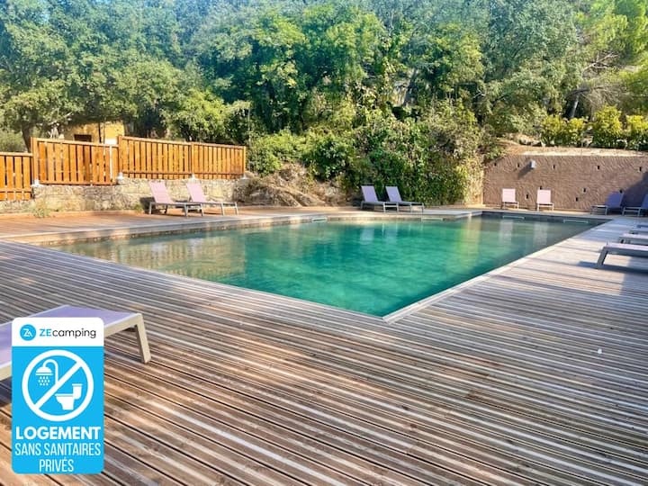 Zecamping 3 éToiles Tente 23m² Piscine - Sartène