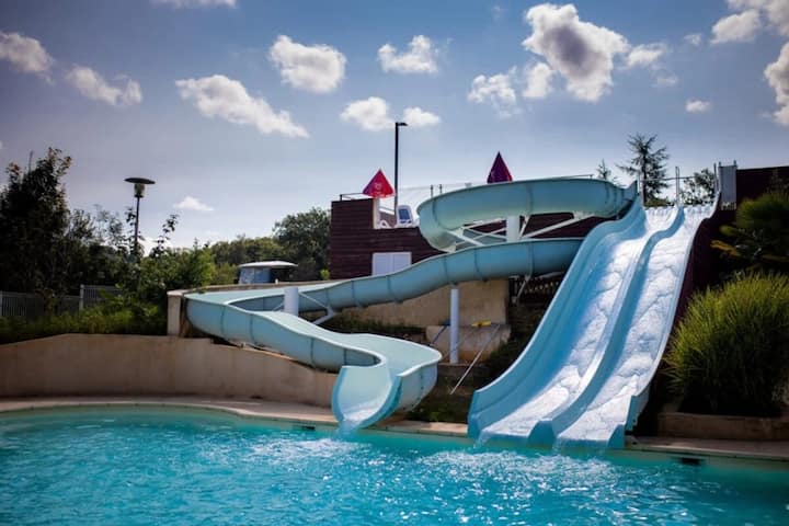 Zecamping 4* Mobil Home 28m² Piscine - Gourdon