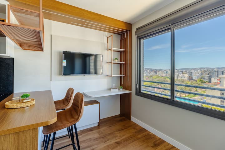 High-end Studio With Terrace And - Jp 1306 - Porto Alegre