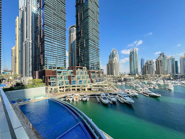 Pvh | Sea View 2br | Marina Walk | Cayan Tower - Dubai Marina
