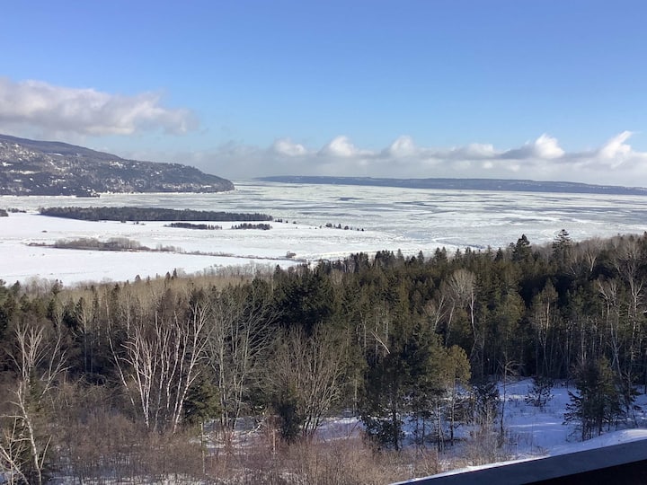 302 - Plein La Vue |&nbsp;Regardez, Admirez |&nbsp;Piscine - Baie-Saint-Paul