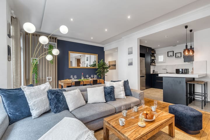 L’îlot Bleu – Chic & Lumineux Pour 4 Personnes - Annecy