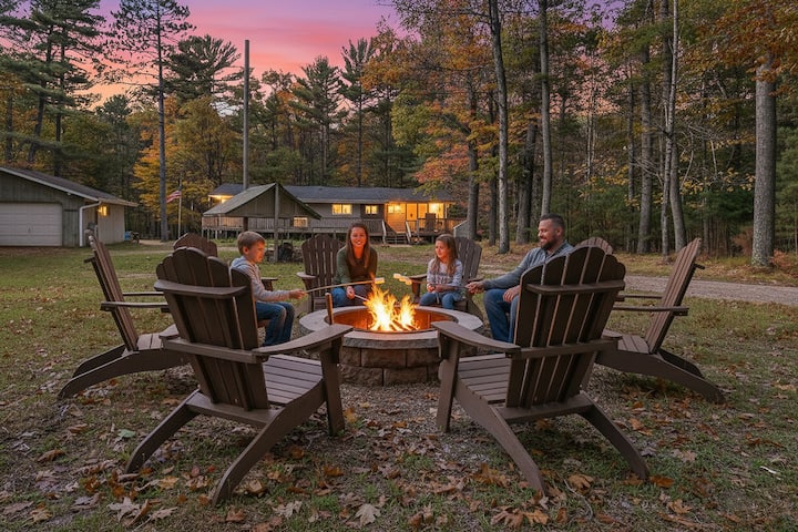 Whitetail Crossing 3-br Cabin Trails & Lake Access - St. Germain, WI