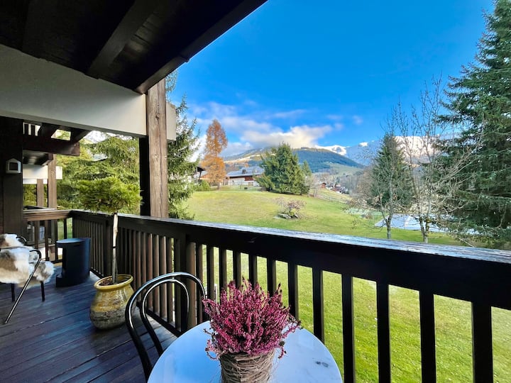 Appartement Lumineux Avec Balcon Et Piscine - Hauteluce - Les Saisies