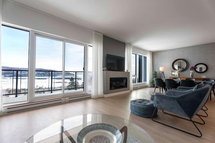 308-condo Le Victorien | Vue Fleuve, Piscine & Vé - Baie-Saint-Paul, QC