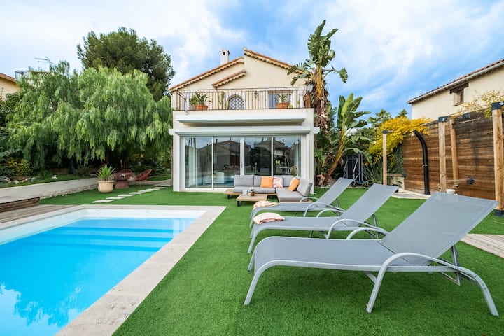 Villa 8 Personnes Bord De Mer - Cagnes-sur-Mer