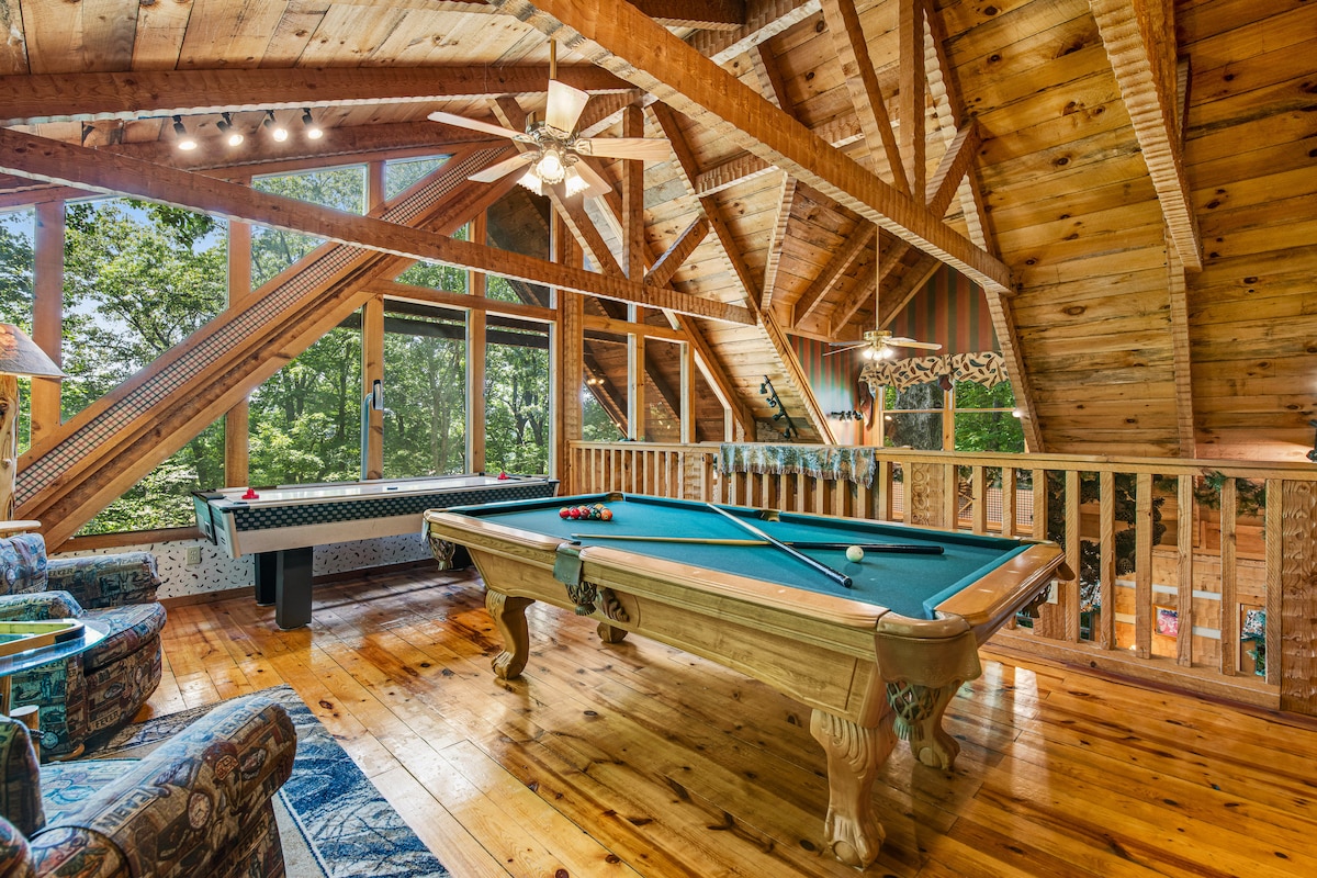 Refugio de cabaña de madera con jacuzzi, atracción gratuita - Cabañas ...
