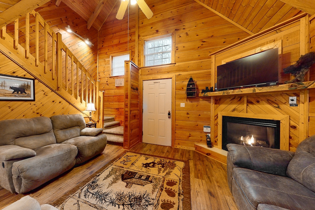 Cabane dans les Smokies, 6 couchages・Jacuzzi・Foyer・Terrasse - Cabanes à ...