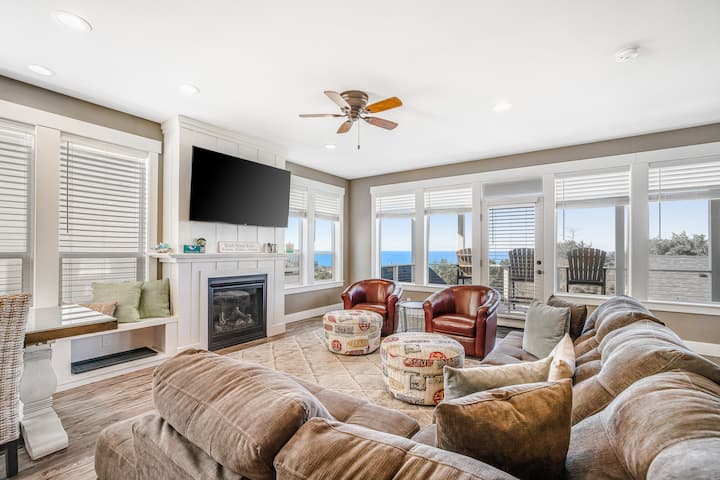 Gorgeous Ocean View Home W/ Private Hot Tub, Fast - Lincoln City, OR