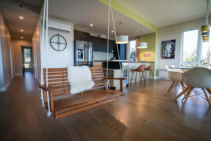 Condo De Luxe Le 5 Sens Luxe Avec Vue, Piscine & E - Baie-Saint-Paul