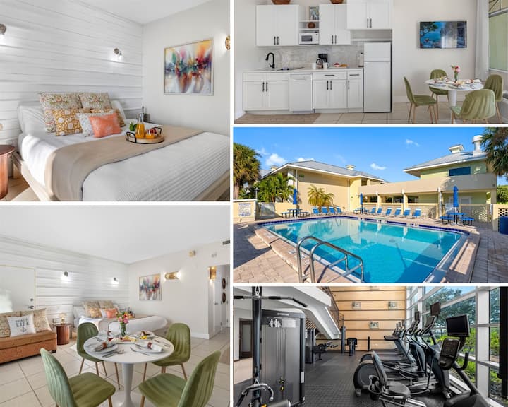 Bright & Stylish Waterfront Studio Retreat - Apollo Beach, FL