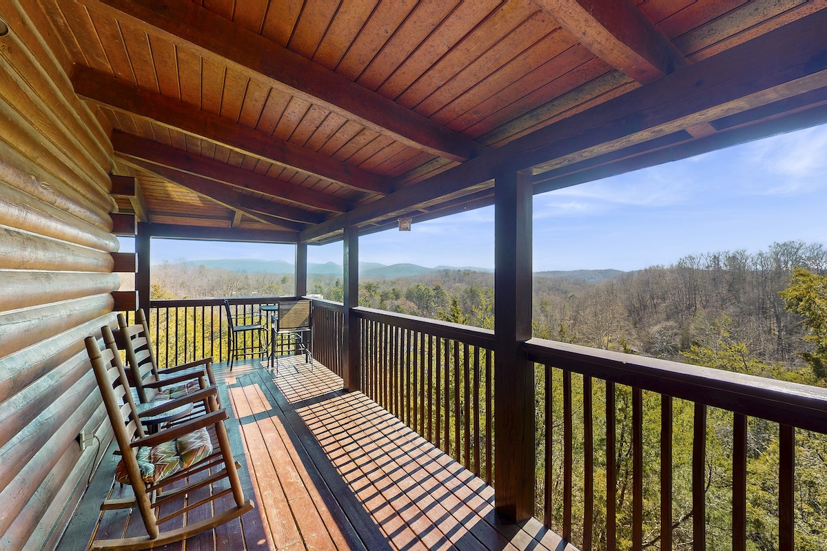 Adorable cabaña con hermosas vistas, jacuzzi, com - Cabañas en renta en ...