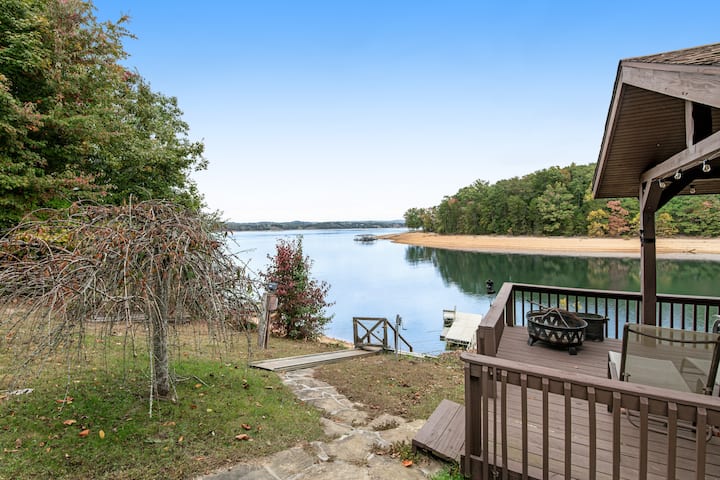 Lakefront Cabin・covered Porches・fire Pit・dog Ok! - Jefferson City, TN