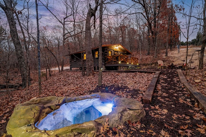 Romantic Buffalo River Cottage And Boulder Hot Tub - Jasper, AR