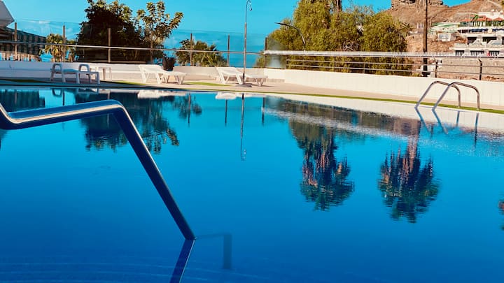 Fresh Flat With Terrace In Puerto Rico - 그란카나리아