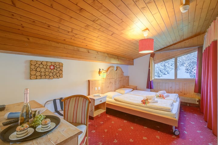 Hotel Relais Alpin Single Ski In-out 5 - Rougemont