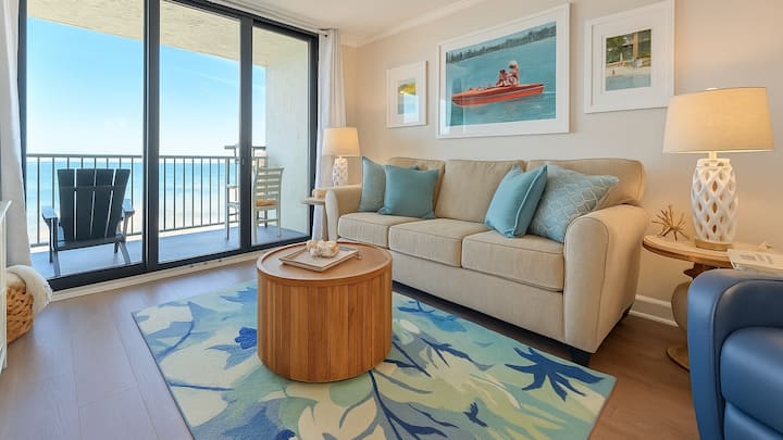 Retro Glam Beachfront Condo With Ocean Views - New Smyrna Beach, FL